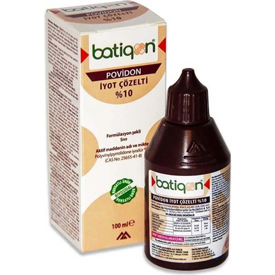 Batiqon Solüsyon Baticon Tentürdiyot Dezenfektan 100 Ml Fiyatı