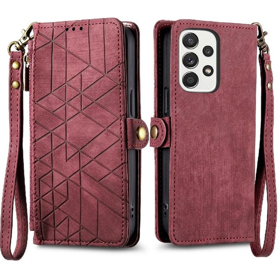 Samsung Galaxy A33 5g Için Flip Case Darbeye Basit Iş Kapak Fiyatı