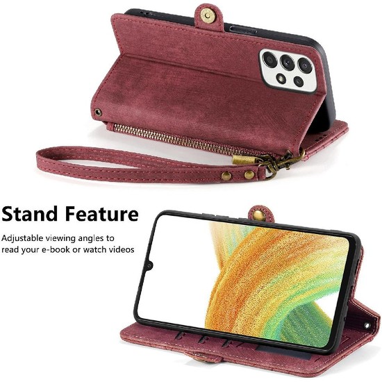 Samsung Galaxy A33 5g Için Flip Case Darbeye Basit Iş Kapak Fiyatı