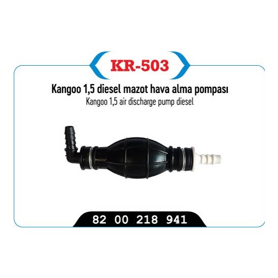 Kaya Plastik Yakıt Mazot Hava Alma Pompası Kangoo 1.5 Fiyatı