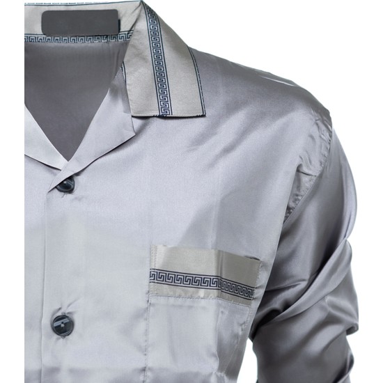 Ottoland Erkek Klasik Model Saten Gecelik Gömlek Premium Fiyatı