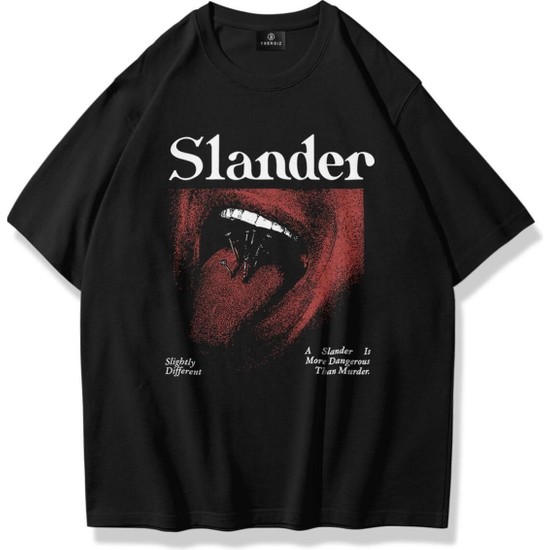 Feccy Oversize Slander Tshirt Siyah Fiyatı - Taksit Seçenekleri