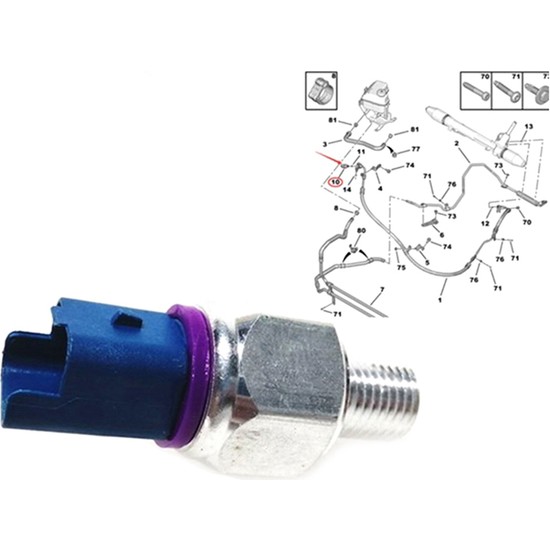 Guiwuu 1 Adet Hidrolik Direksiyon Basınç Anahtarı Sensörü Fiyatı