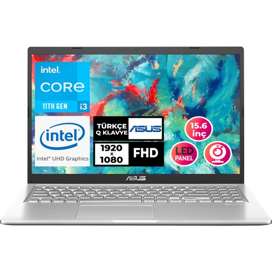 Asus Intel Core I3-1115G4 4gb 256GB SSD 15.6" Fhd Windows Fiyatı