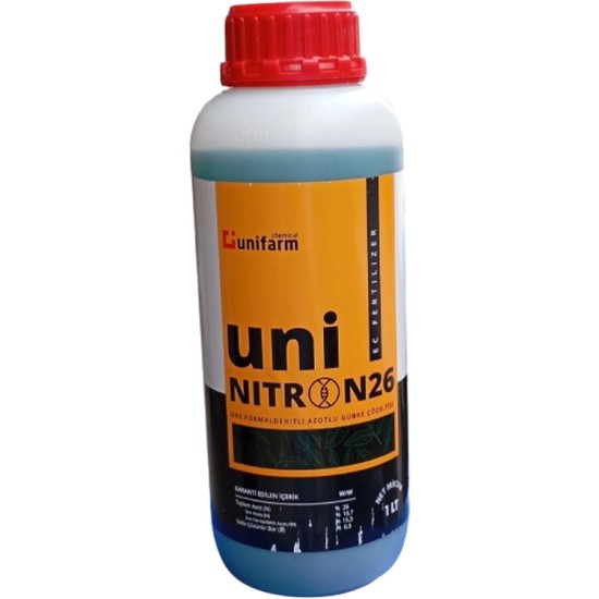 Unifarm Nitron 26 Gübre.yeşillendirici.1 Lt. Fiyatı