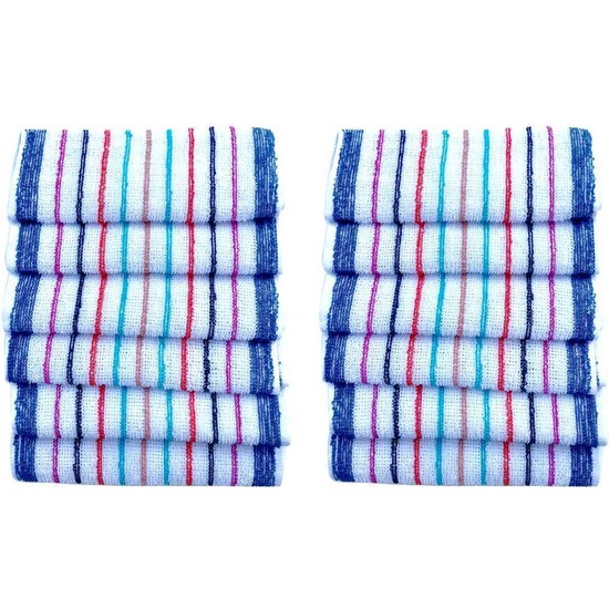 12 Adet Pratik Kurulama El Bezi Mutfak Havlusu 27X20 cm Fiyatı