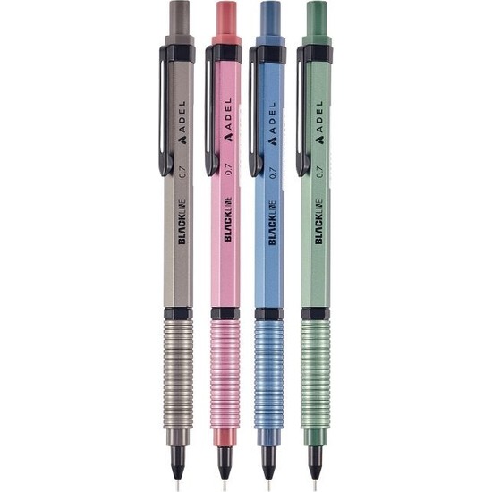 Adel Blackline Mekanik Versatil Kalem 0 7 mm Uçlu Metalik Fiyatı