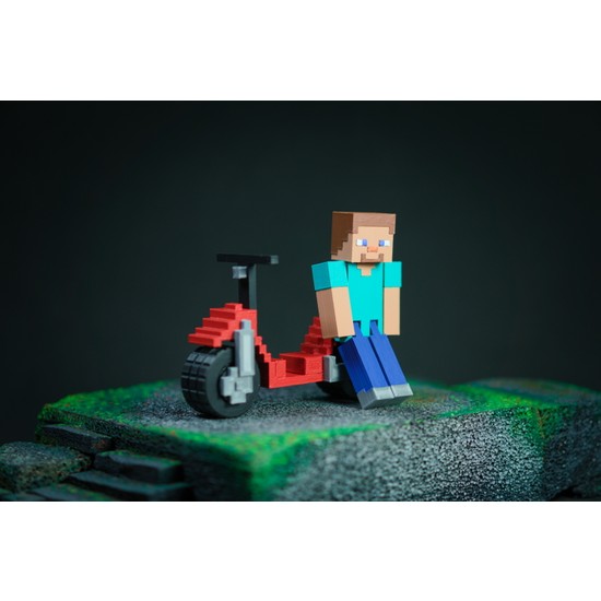 Minecraft Steve - Scooter Figürü 2 Parça Fiyatı