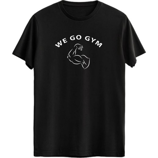We Go Gym Bisiklet Yaka Oversize Kısa Kollu Baskılı Tişört Fiyatı