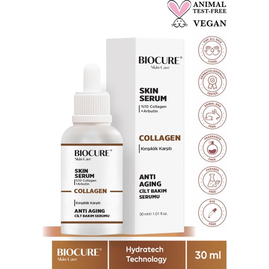 Biocure Collagen Kırısıklık Karşıtı Cilt Bakım Serumu 30 Ml. Fiyatı