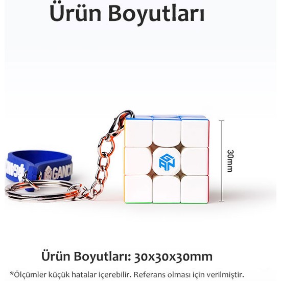 GAN 330 Anahtarlık Rubik Küp Zeka Küpü Paskalya Yumurta Fiyatı