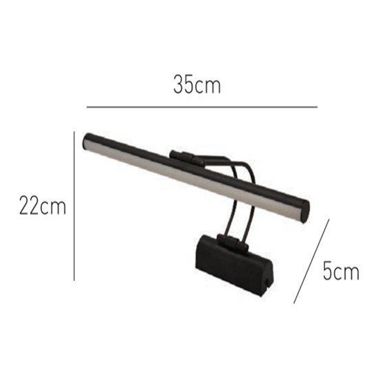 Lebis Krom Renk Kuğu LED Tablo Aplik Beyaz Işık Fiyatı