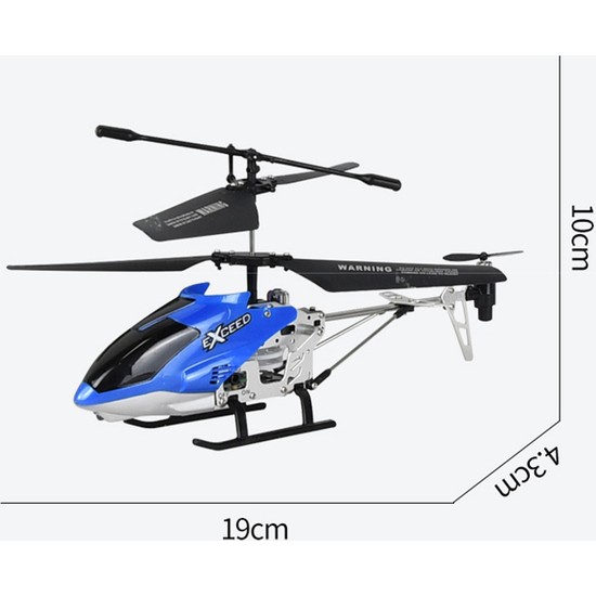 Gyro ve LED Işıklı Uzaktan Kumanda Alaşımlı Mini Helikopter Fiyatı