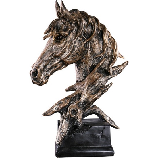 Heykel At Kafası Soyut Süsler Dekorasyon Ev El Sanatları Fiyatı