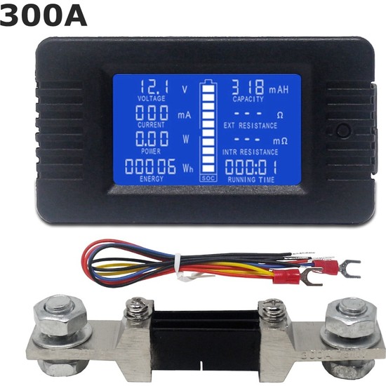 Galaxxy Dc 0-200V 300A Dijital Voltmetre Ampermetre Araba Fiyatı
