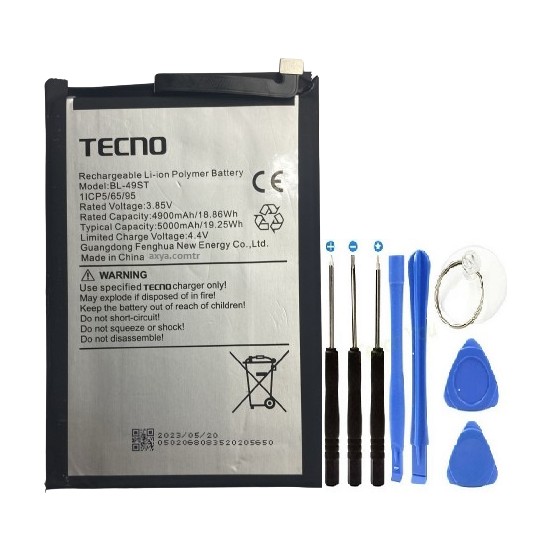 Tecno BL-49ST 5000 Mah Camon 18 Pil Batarya ve Tamir Set Fiyatı