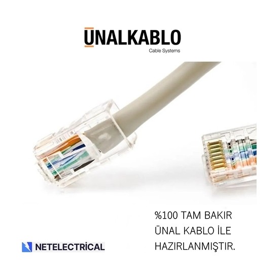 Ünal Kablo 40 Metre Cat6 - Internet Kablosu Fiyatı