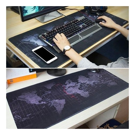 Sarftech 90X40 Rgb Dünya Desenli Mouse Pad LED Işıklı Fiyatı