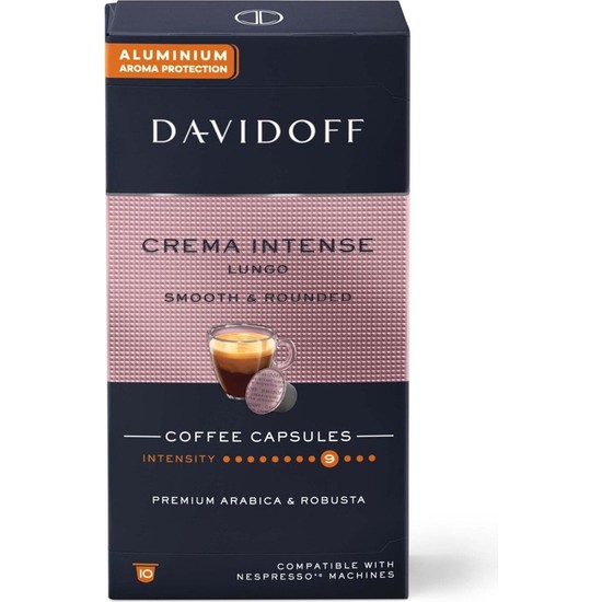 Davidoff Crema Intense Lungo Kapsül Kahve 10'lu 55G Fiyatı