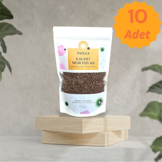 Pateca Şekersiz Kakaolu Mısır Patlağı, 230GX10 Fiyatı
