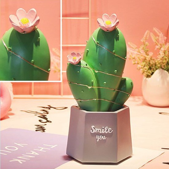 Hatiç Store LED Işıklı Kaktüs Biblo Ev Dekorasyon ve Fiyatı