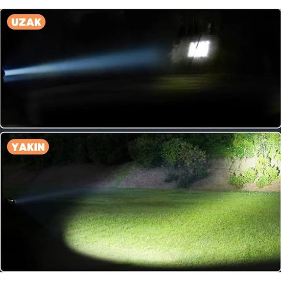 Solfej Mix Bluefox LED Güçlü El Feneri, 10W Ultra Parlak Fiyatı