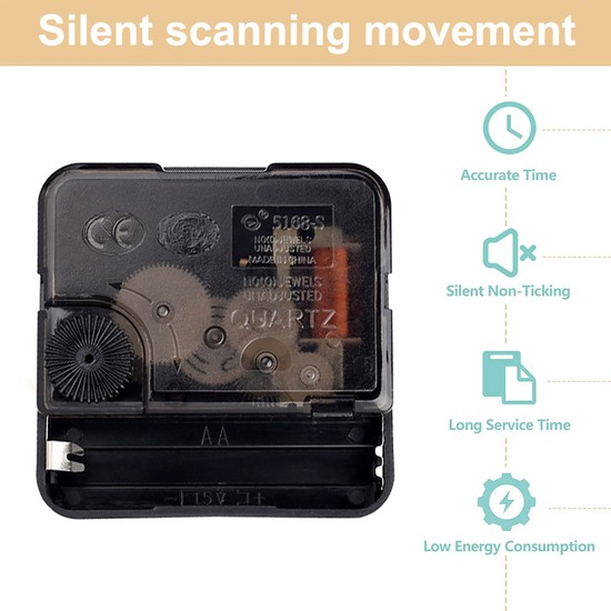 Raike 12 Inç Şık Ev Duvar Saati-Siyah Arka Plan Gül Altın Fiyatı