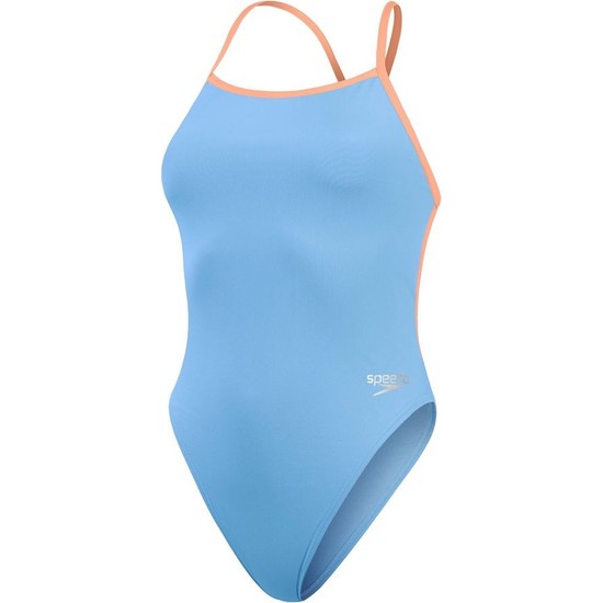 Speedo Solid V Back Kadın Mayosu (Mavi) Fiyatı - Taksit Seçenekleri