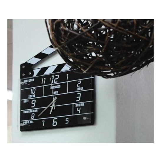 Supertrend Clapperboard Clock Analog Klaket Duvar Saati Fiyatı