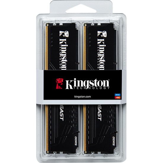 KINGSTON 16GB 6000MT/s DDR5 CL30 DIMM (Kit of 2) Beast Black Fiyatı