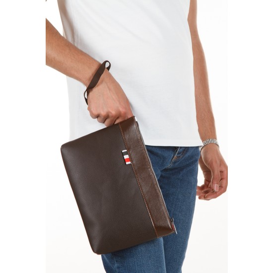 Cerff Leather Clup Vegan Deri El Çantası Bilek Askılı Çanta Fiyatı