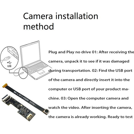 Ürün Görüşü Için 4K 3264 x 2448 8mp Hd Cmos IMX179 Af 75° Fiyatı