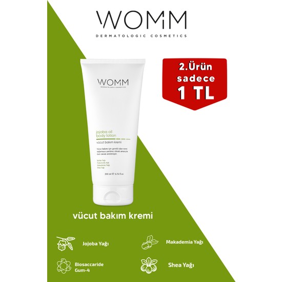 Womm Besleyici ve Nemlendirici Vücut Bakım Kremi, Kolajen Fiyatı