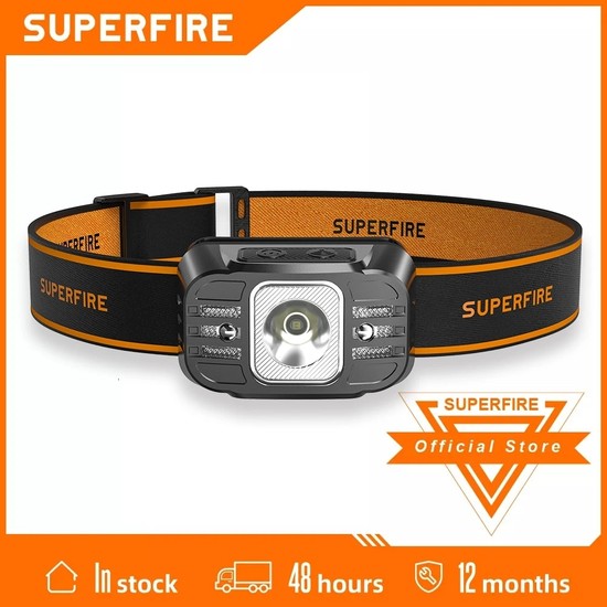 Xiyu Shop HL75-X-BOX Superfıre HL75-X 55G Mini LED Far Tip-C Fiyatı