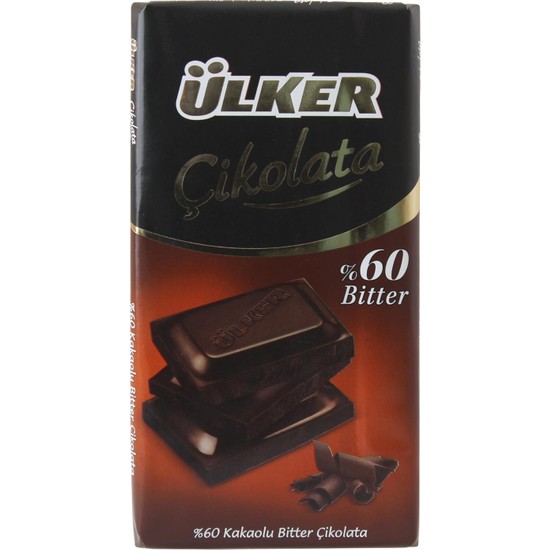 Ülker Çikolata %60 Bitter Tablet 80 gr Fiyatı - Taksit Seçenekleri