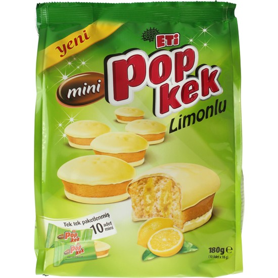 Eti Popkek Mini Limonlu Kek 180 gr Fiyatı - Taksit Seçenekleri