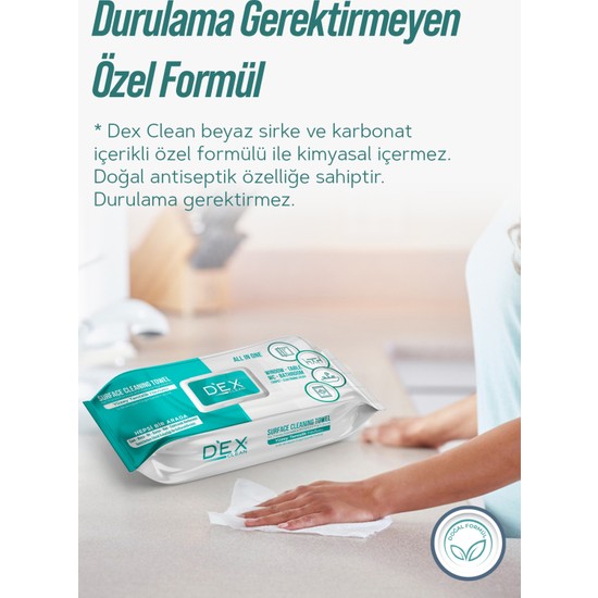 Dex Clean Yüzey Temizlik Havlusu 100'LÜ X6 Fiyatı