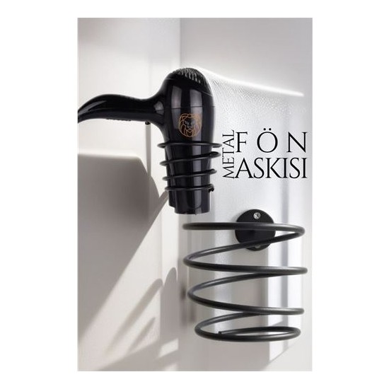 Akdenizpos XD01 Metal Fön Askısı Siyah 719680 (Yeni) Fiyatı