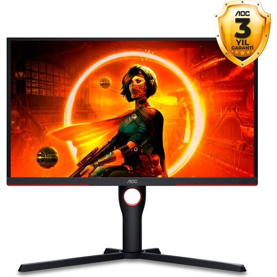 AOC 24.5" 25G3ZM/BK 240Hz 0.5ms HDMI DP AdaptiveSync FHD VA Fiyatı