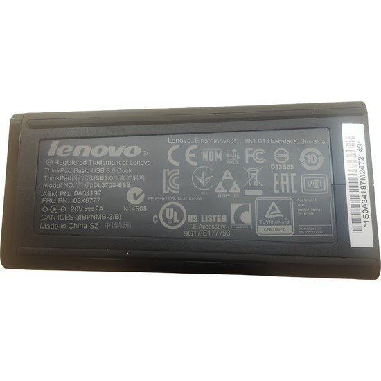Lenovo Thinkpad 3.0 Basic Dock Station(Bağlantı Istasyonu) Fiyatı
