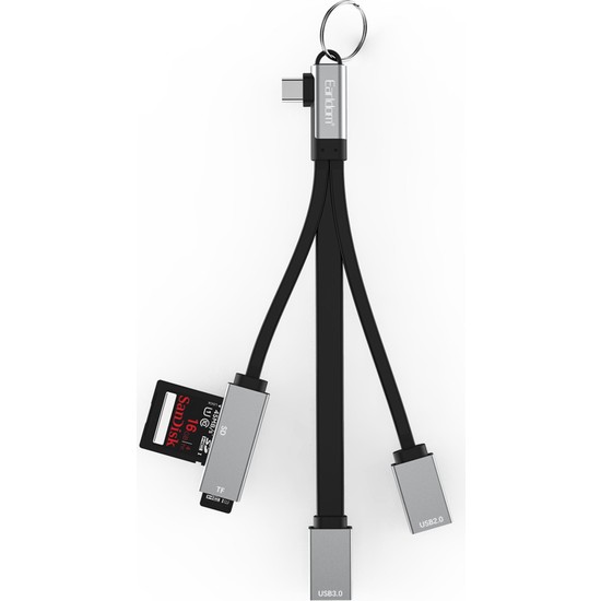 Earldom HUB18C 4in1 Type-C To USB 3.0 / USB 2.0 / Sd/tf Kart Fiyatı