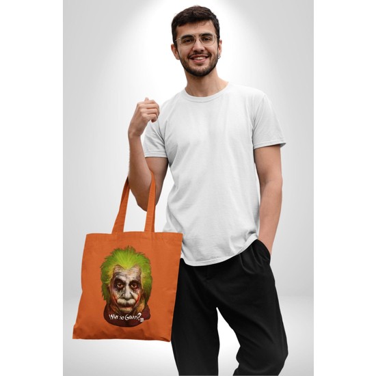 Albert Einstein Joker Why So Genius 35X40 Kadın Erkek Çocuk Fiyatı