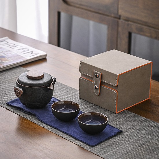 Lebeigo Seyahat Çay Seti Küçük Set Kung Fu Çay Seti Fırında Fiyatı