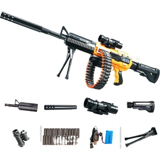 SeeJr Manuel Tabanca M416 Yumuşak Kurşun Oyuncak Makineli Fiyatı