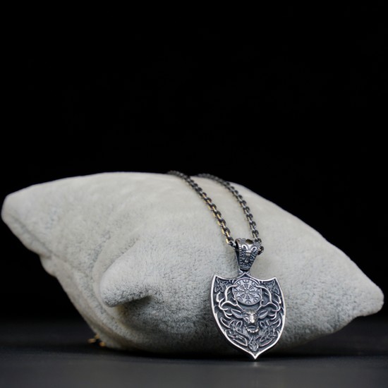 Emren Jewelry 925 Ayar Gümüş Geyik Erkek Kolye Fiyatı