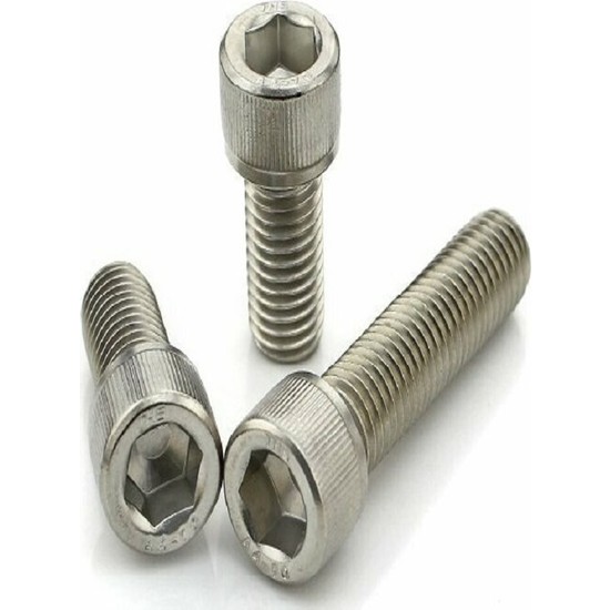 M10X40 Mm. Imbus Civata 8.8 - Beyaz - 20 Adet Fiyatı