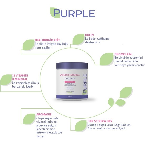 Purple Woman's Formula Kolajen Fiyatı - Taksit Seçenekleri