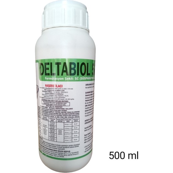 Deltabiol 50 Sc Kokusuz Genel Haşere Ilacı 500 ml Fiyatı