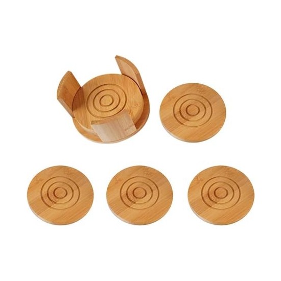 Xinhang Bambu Coasters 6 Paket Set Emici ve Yoğuşma Ahşap Fiyatı