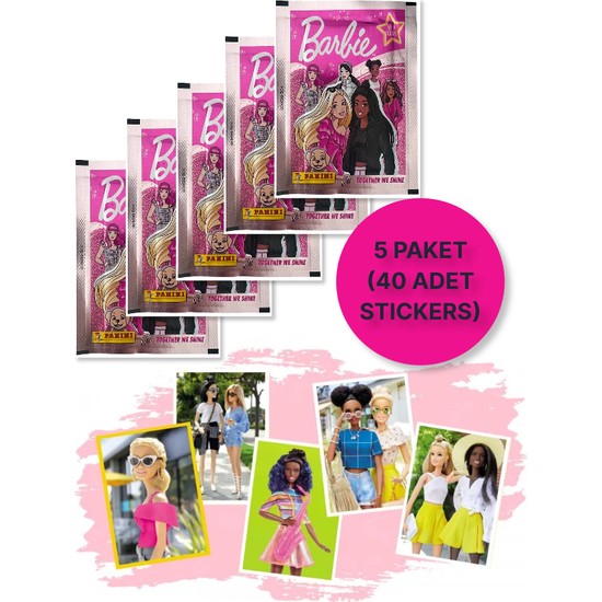 Panini Barbie Collection Sticker - Together We Shine - Fiyatı